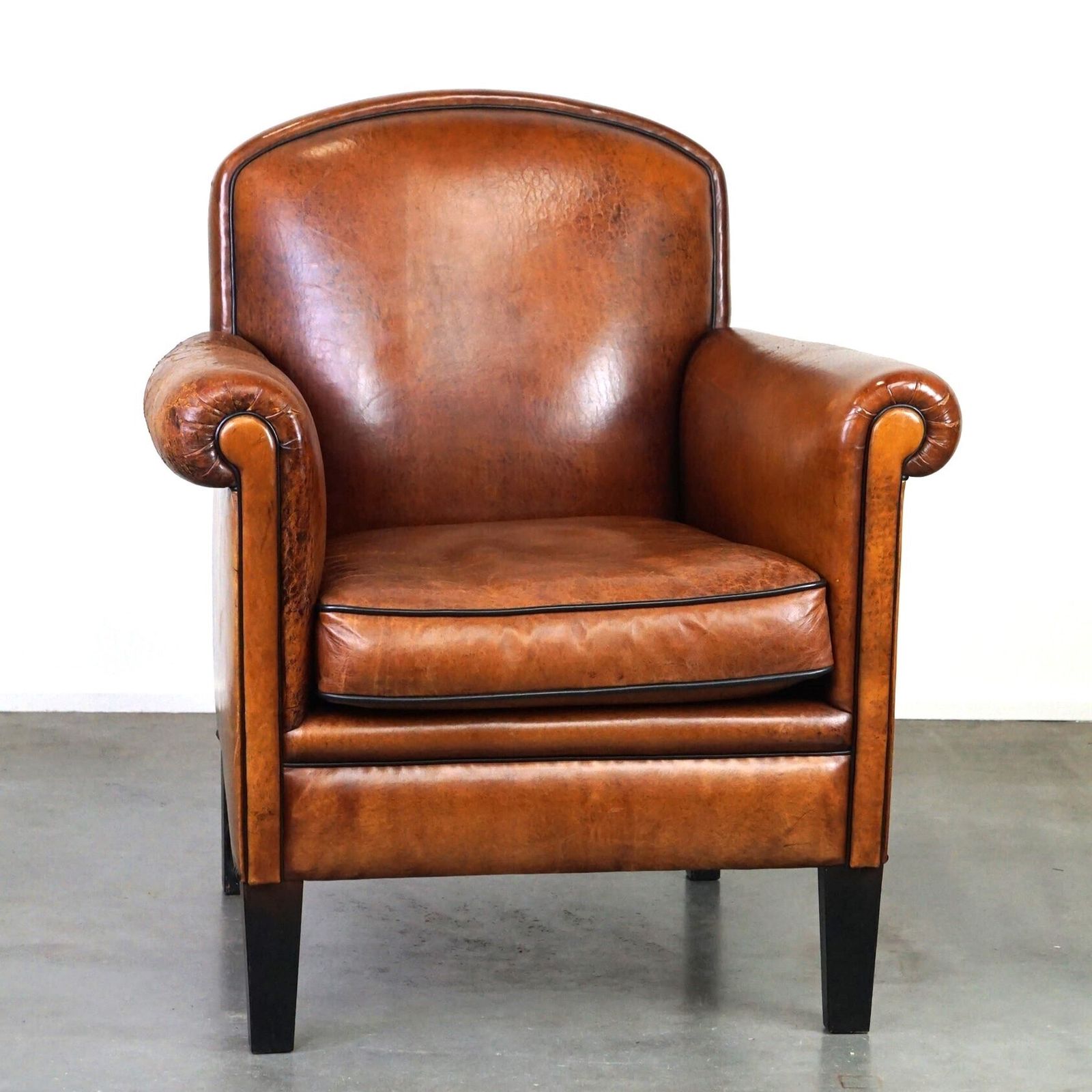 Vintage Sheepskin Armchair/Design Armchair With A Beautiful Look And ...