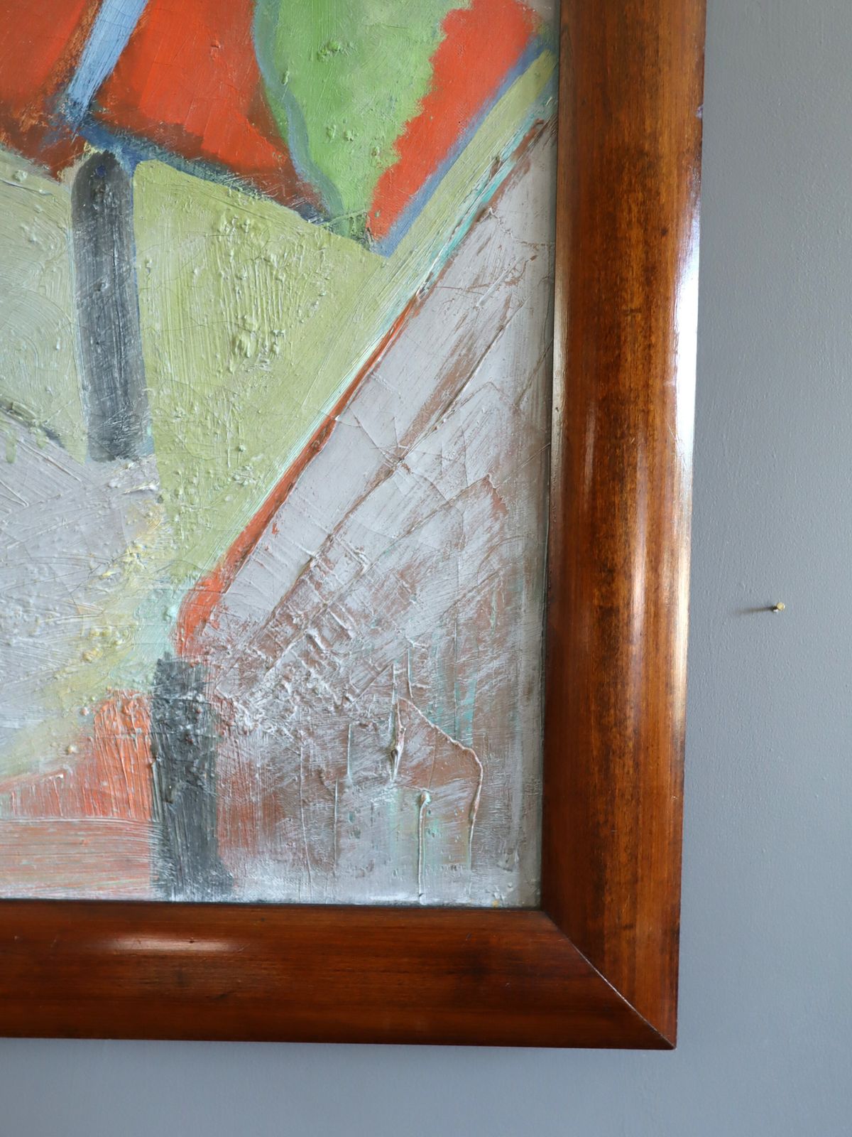 Houses With Red Roofs Oil Painting | Vinterior