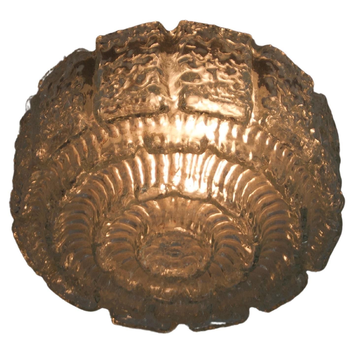 Glass Flush Mount By Glashütte Limburg, Germany, 1960s | Limburg ...