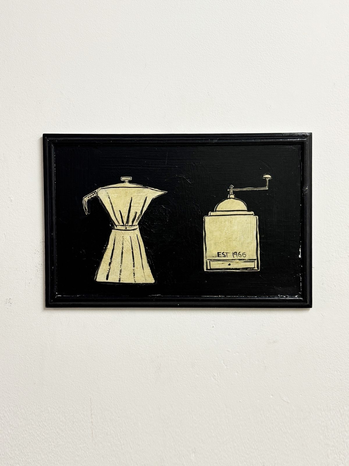 Fenella Smith Original Signed Vintage Artwork Black Coffee Kitchen Cafe ...