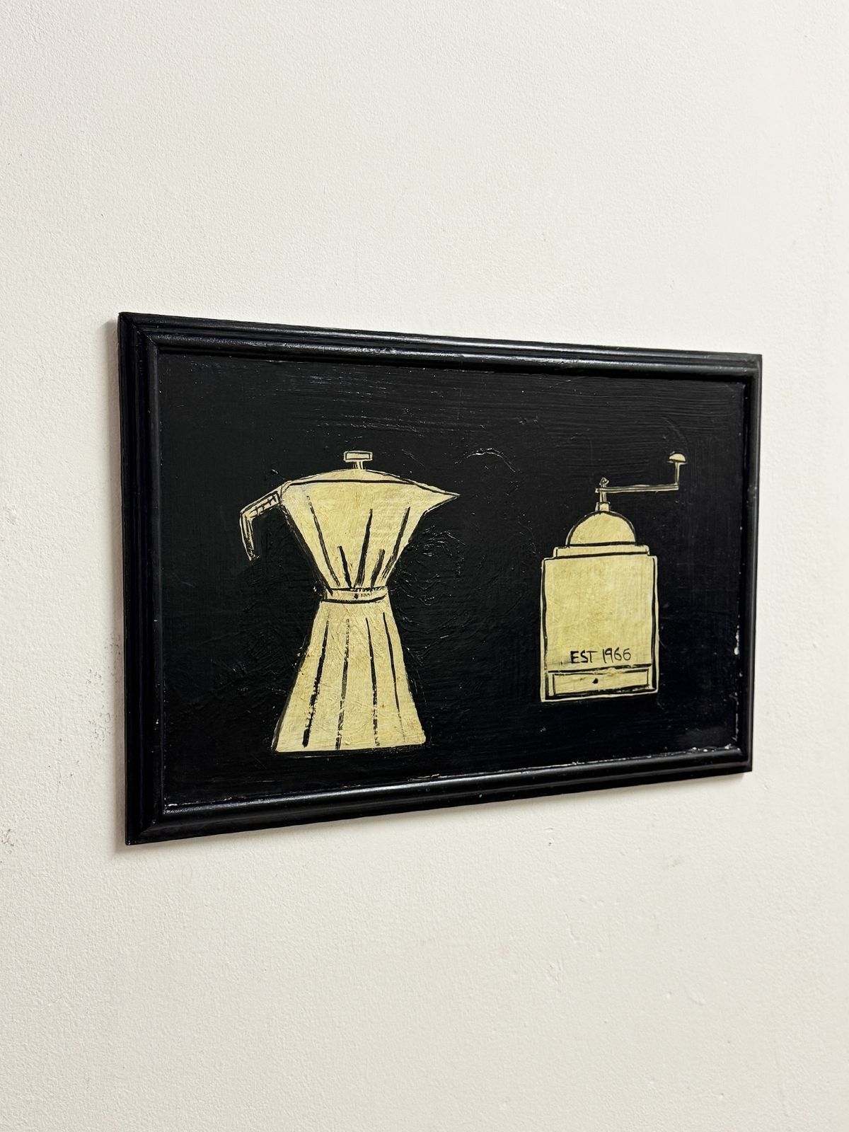 Fenella Smith Original Signed Vintage Artwork Black Coffee Kitchen Cafe ...