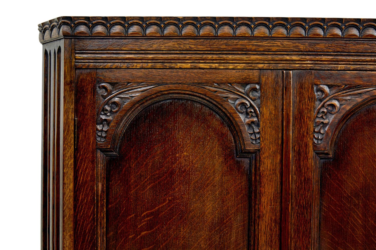 20th Century Oak Gothic Revival Wardrobe | Vinterior