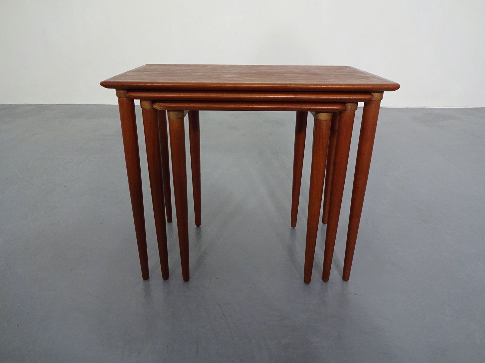 Danish Teak Nesting Tables, 1960s, Set Of 3 | Vinterior