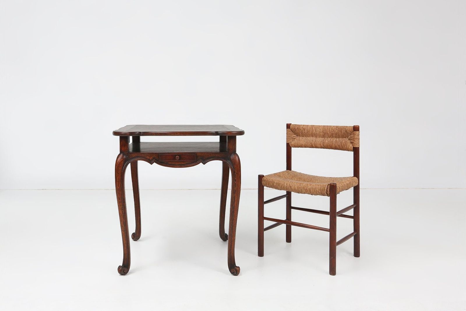 French Card Table In Wood, 1890s | Vinterior