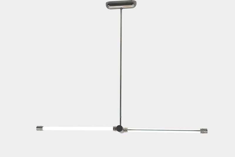 Steel Pipe Hanging Lamp, Germany, 1970s | Vinterior