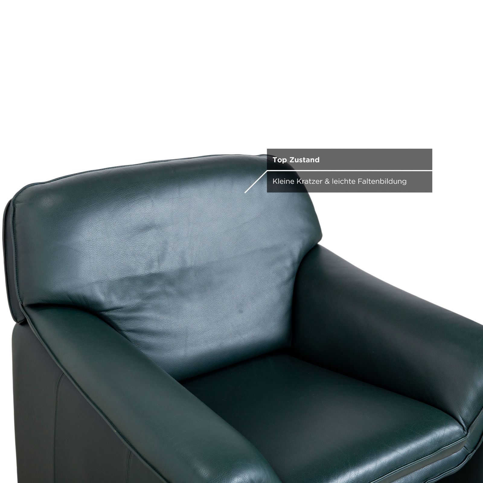 Laauser Atlanta Leren Fauteuil Set Groen Donkergroen Petrol | Vinterior