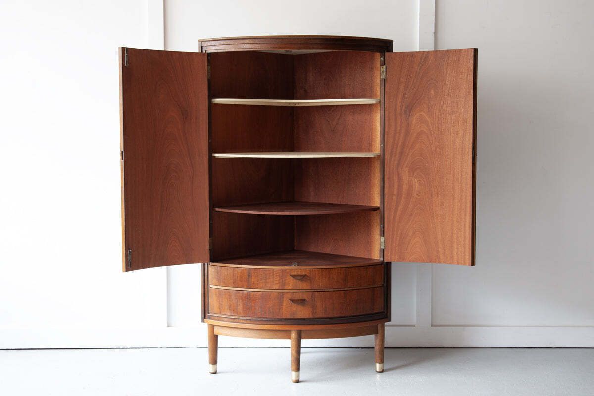 Danish Corner Cabinet By Agner Christoffersen | Vinterior