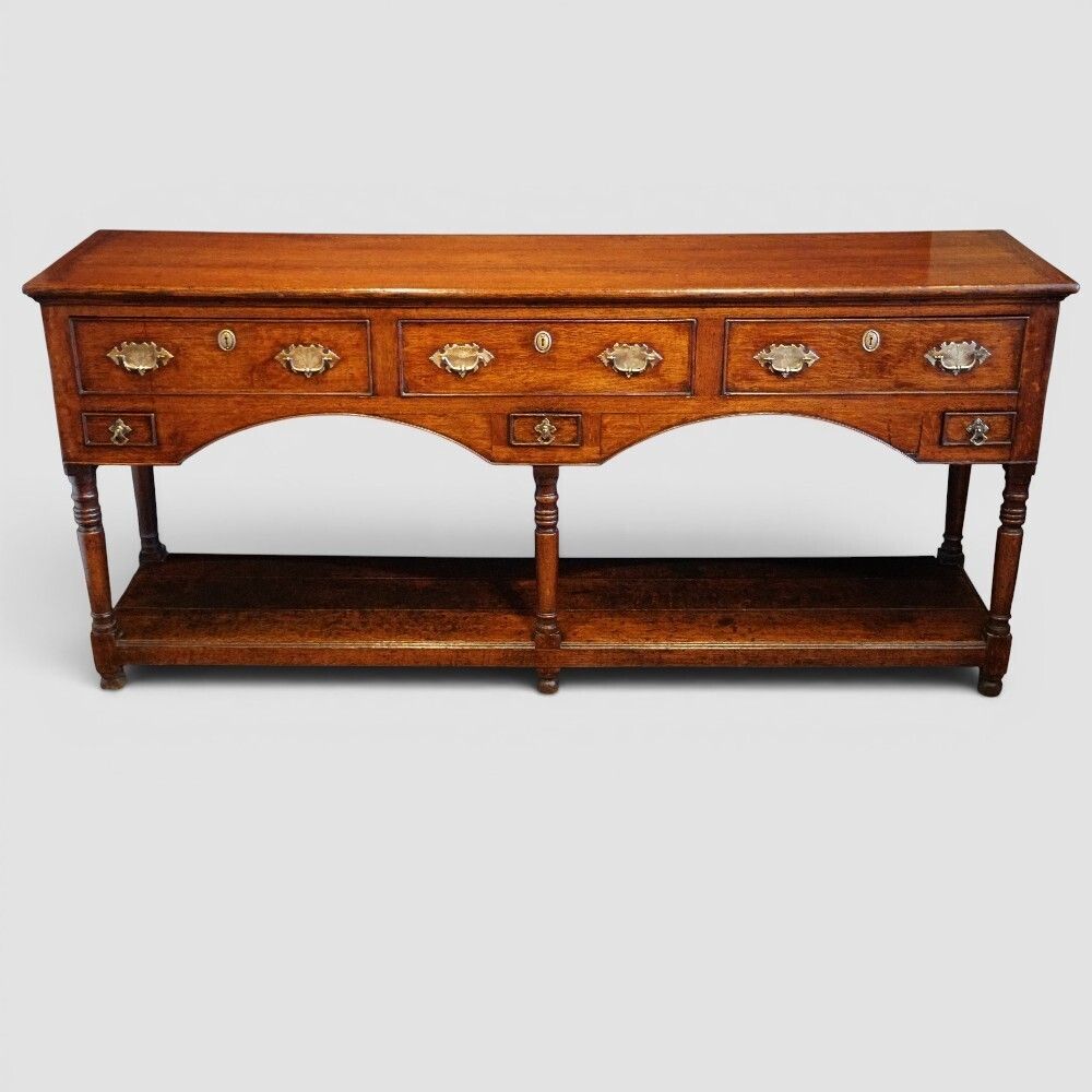 George III Oak Dresser Base | Vinterior