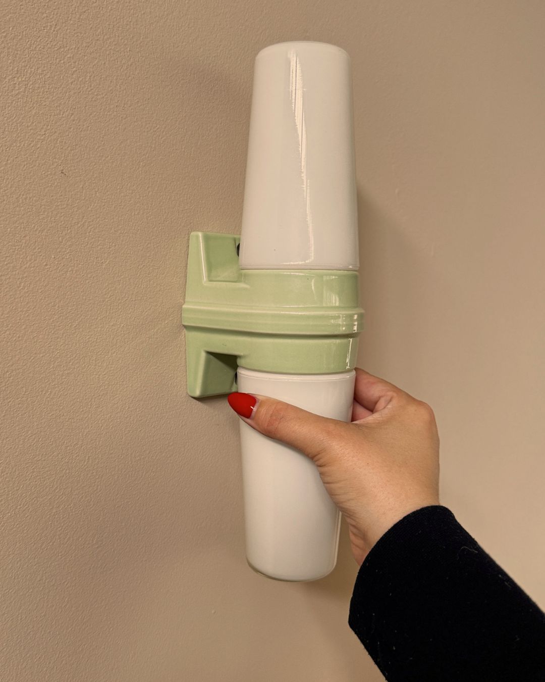 Ceramic & Glass Wall Light By Sigvard Bernadotte | Sigvard Bernadotte ...