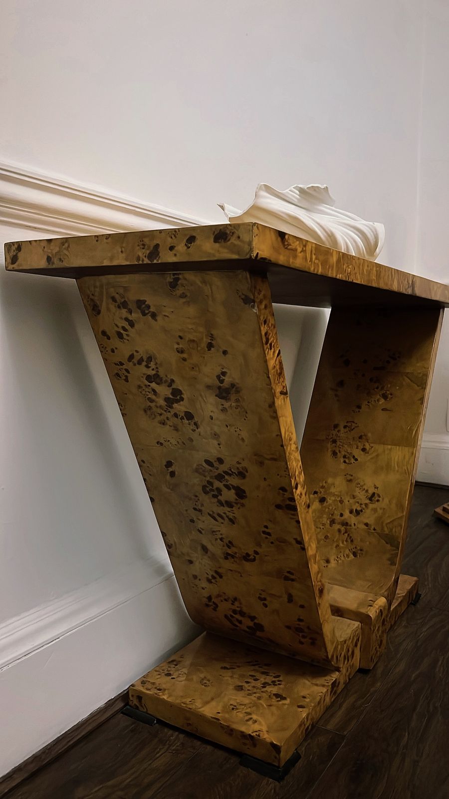 Art Deco Burl Console | Vinterior