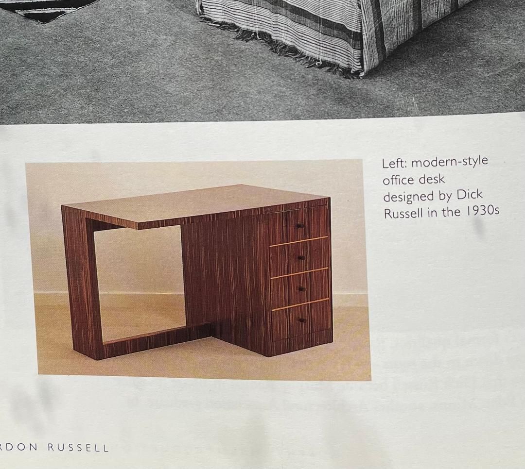 Modernist Maple Desk After Design By Dick Russell 1980s Commissioned ...