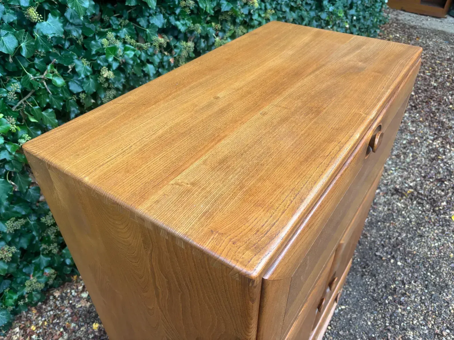 Mid Century Ercol 469 Elm Bureau Cabinet | Ercol | Vinterior