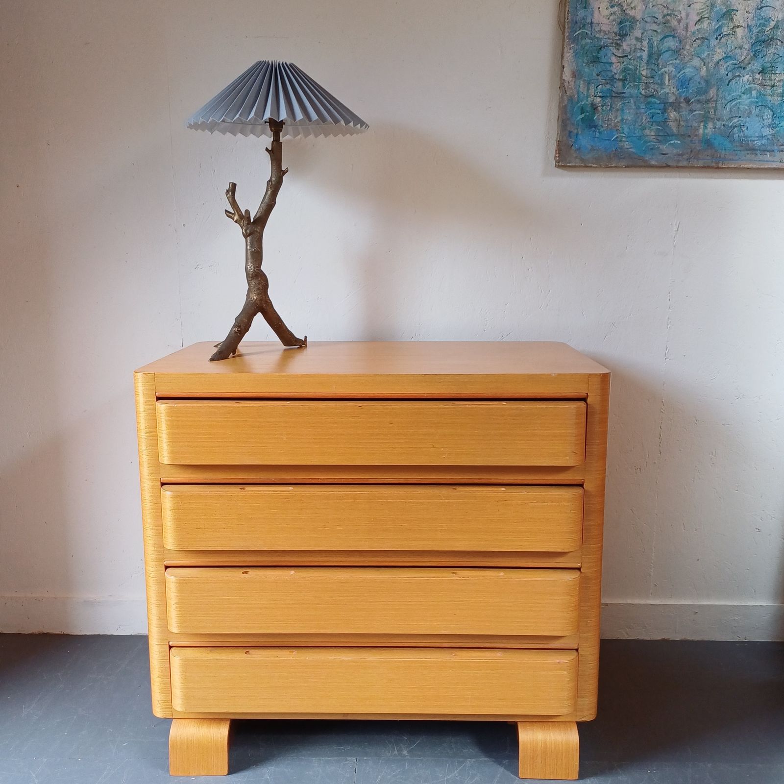Bent Plywood Chest Of Drawers By Schreiber | Schreiber | Vinterior
