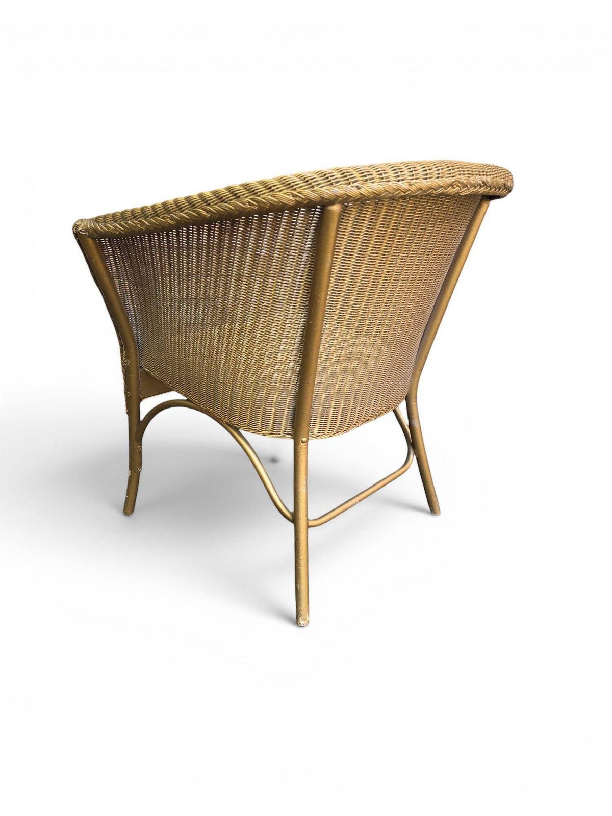 Vintage Lloyd Loom Style Tub Chair / 1970s | Vinterior