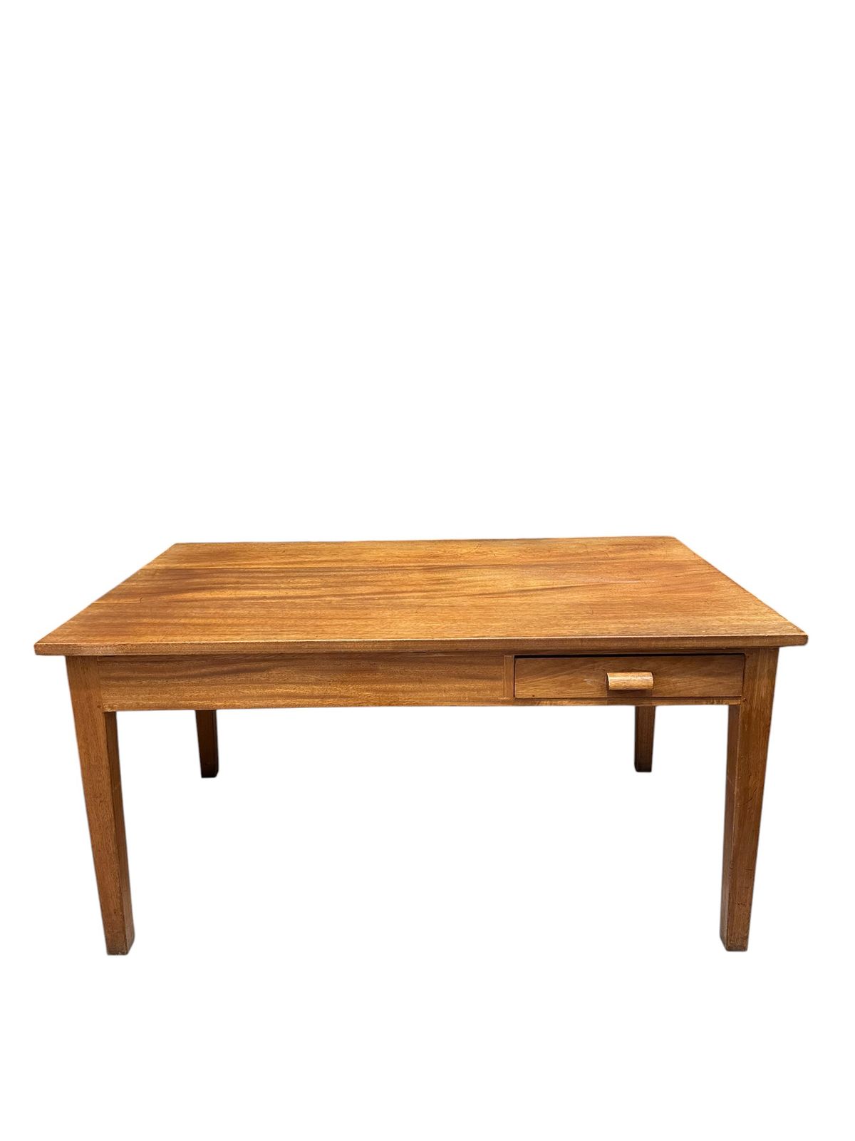 Mid Century Oxford Golden Oak Desk. | Vinterior