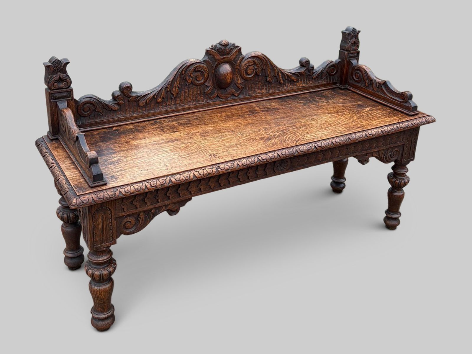 Victorian Carved Window Seat | Vinterior