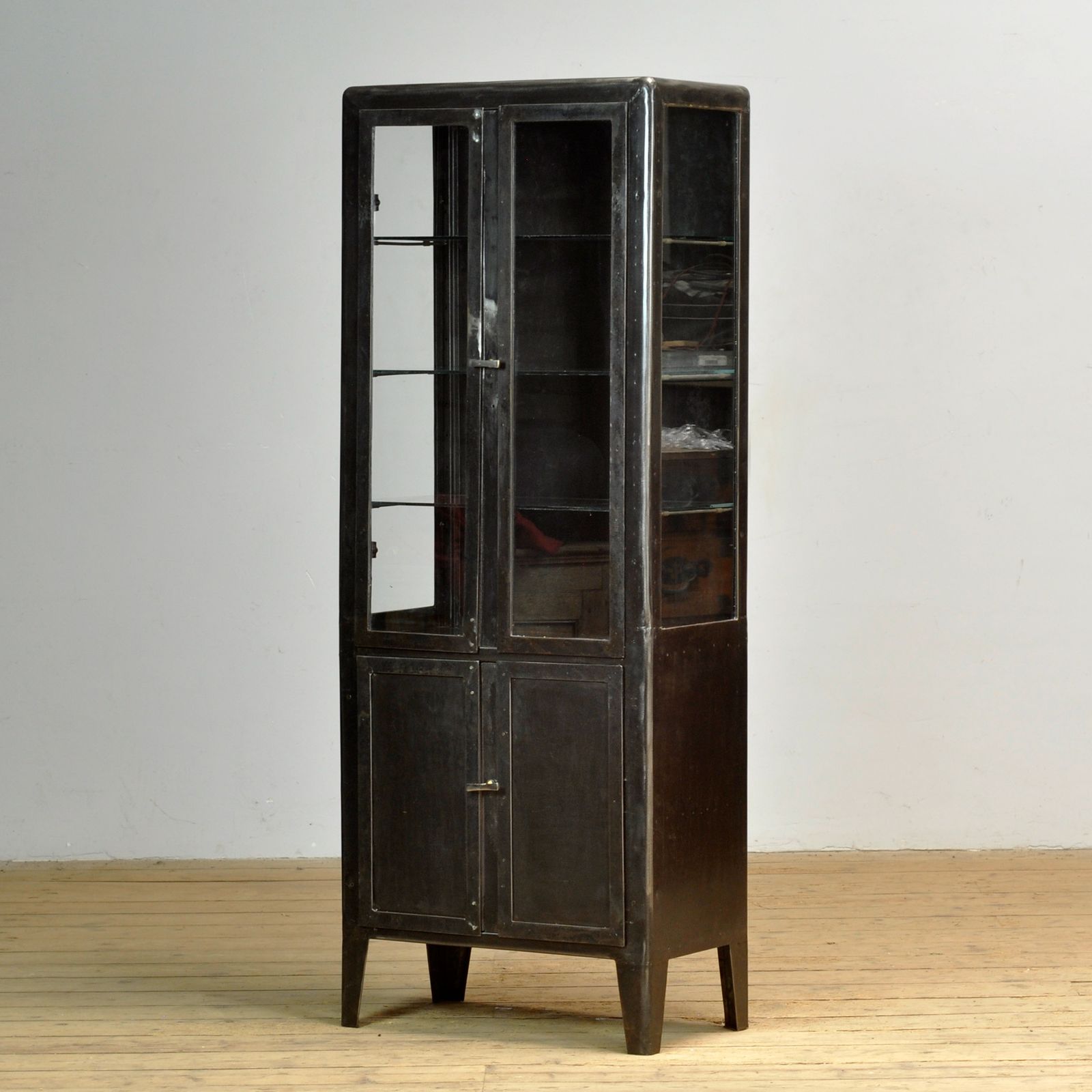 Polished Iron Medicine Cabinet, 1930s | Vinterior