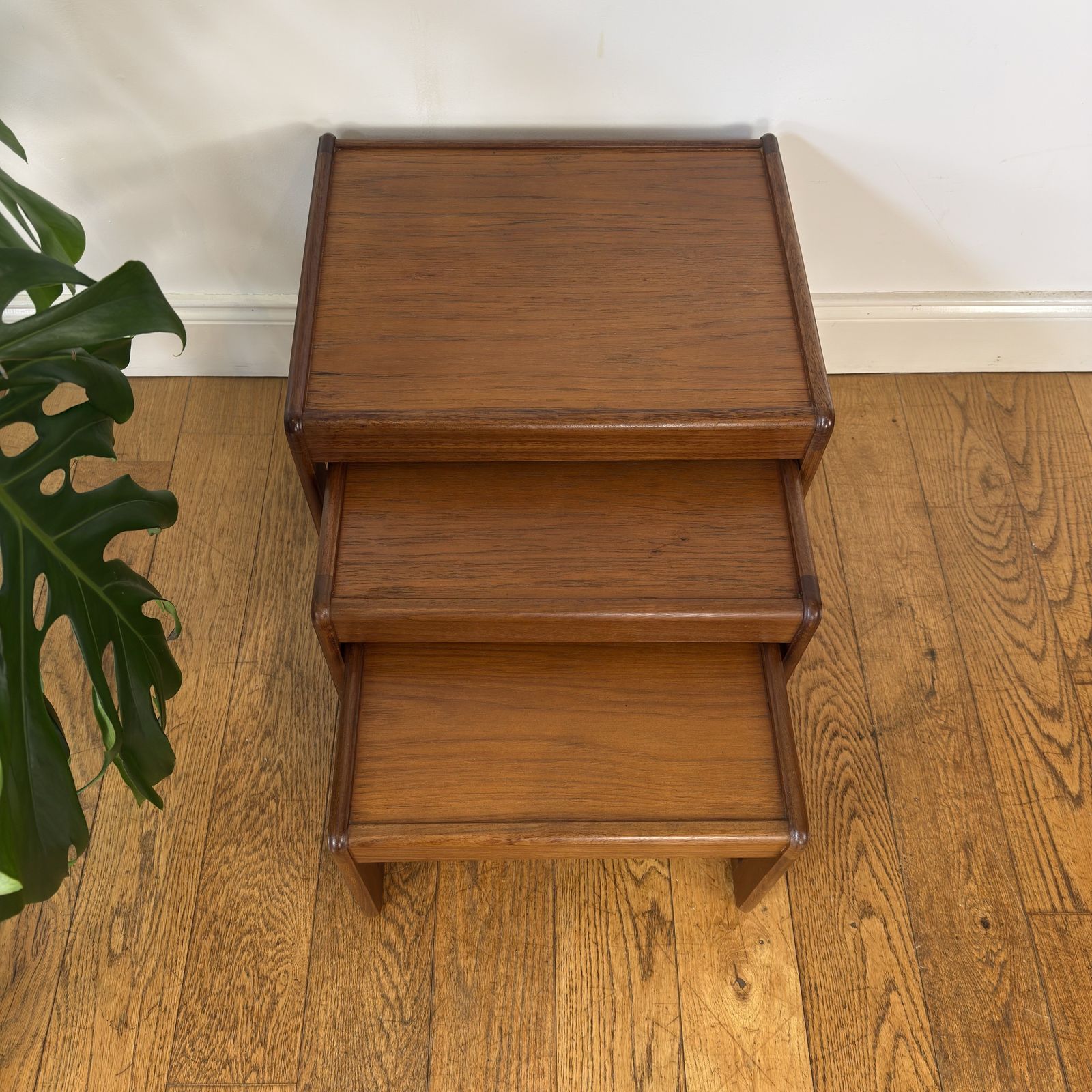 Mid Century Teak Nest Of Tables By Sunelm | Vinterior