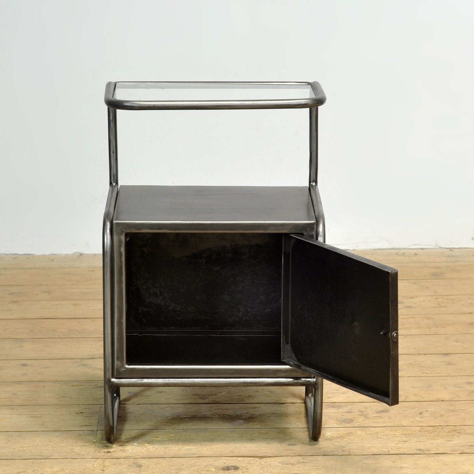 Set Of Iron Bedside Tables, 1950s | Vinterior
