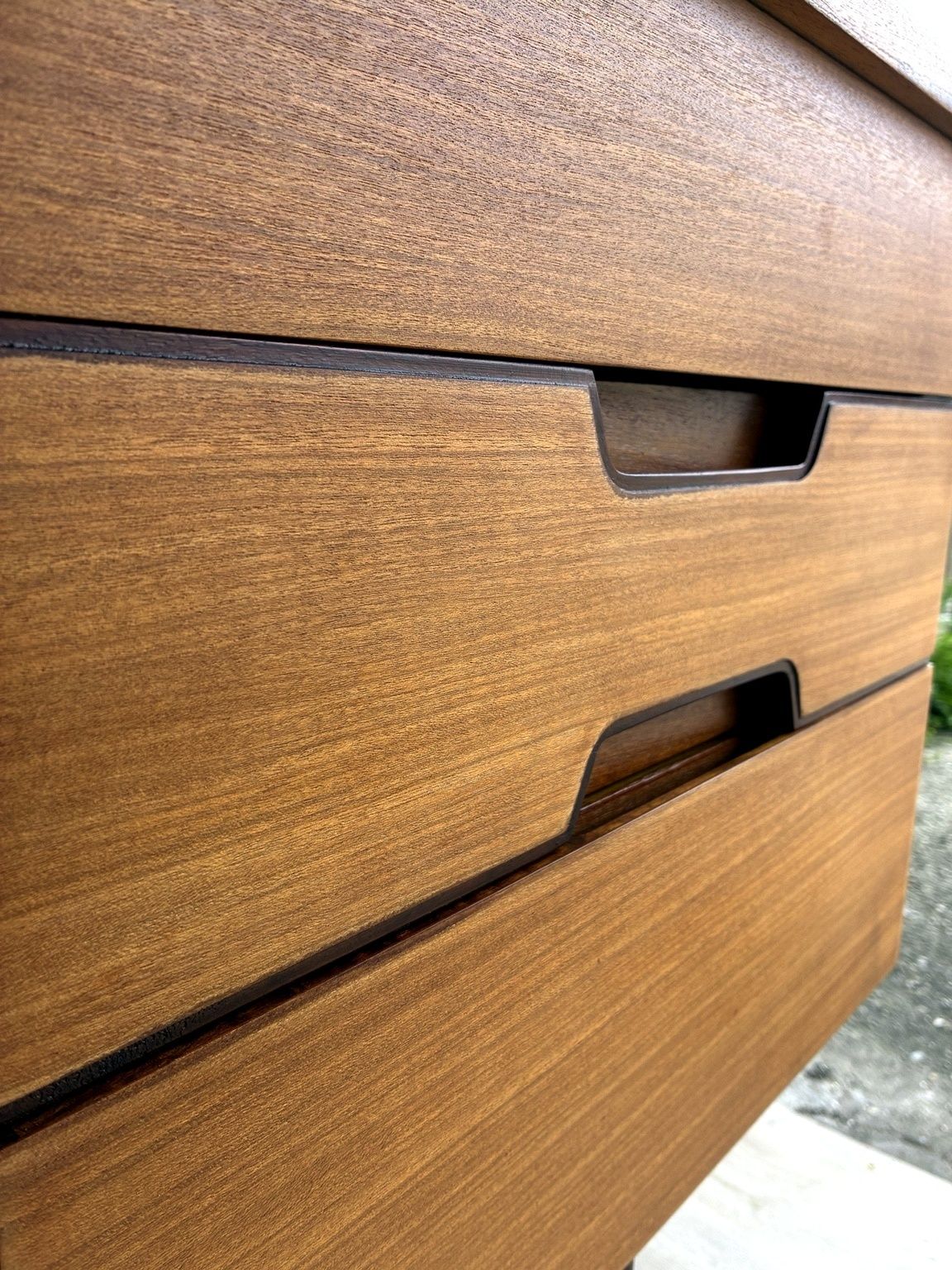 Vintage Mid Century Teak Dressing Table By Gunther Hoffstead For ...