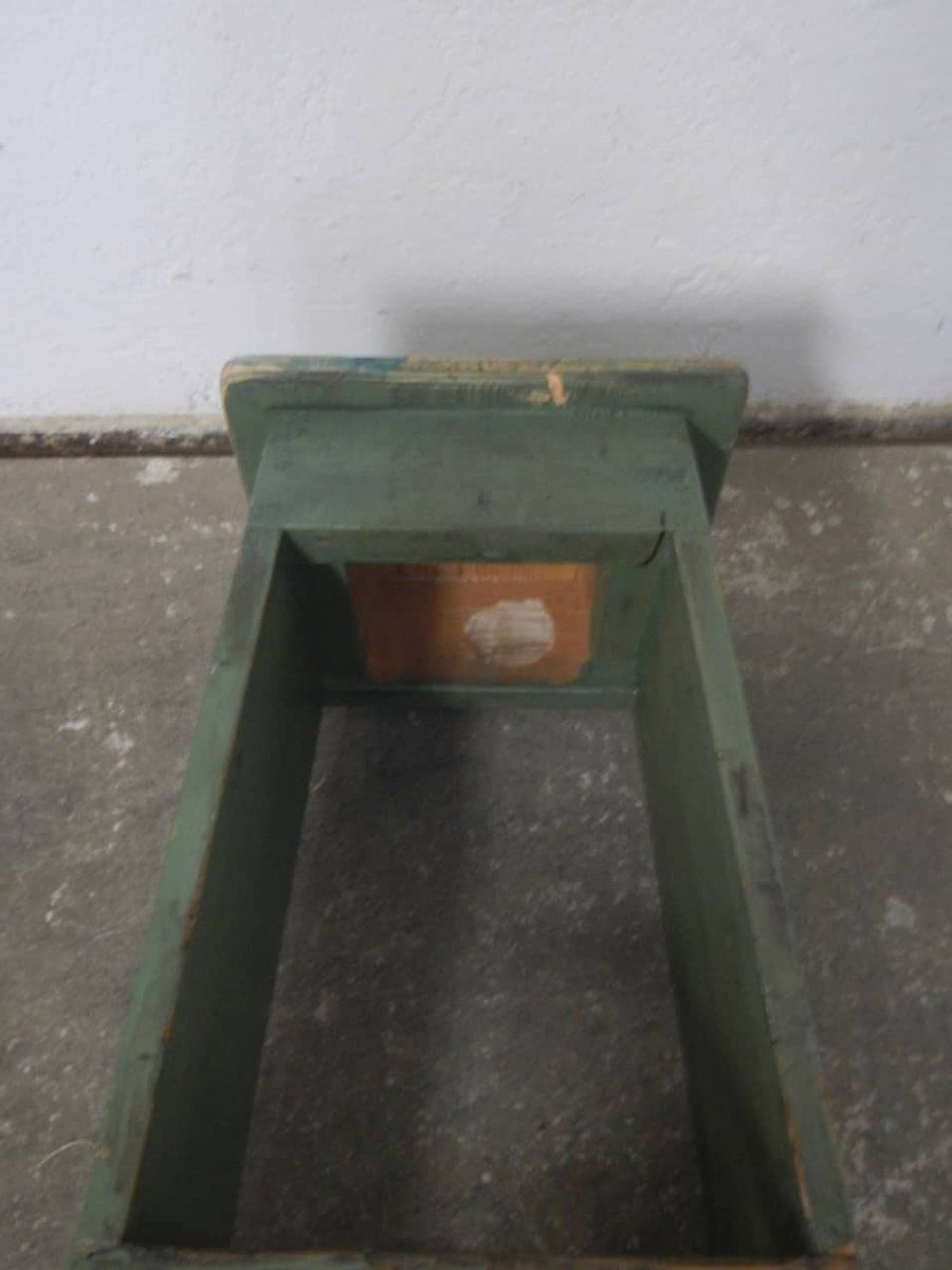 Vintage Fir Wood Stool, 1970s | Vinterior