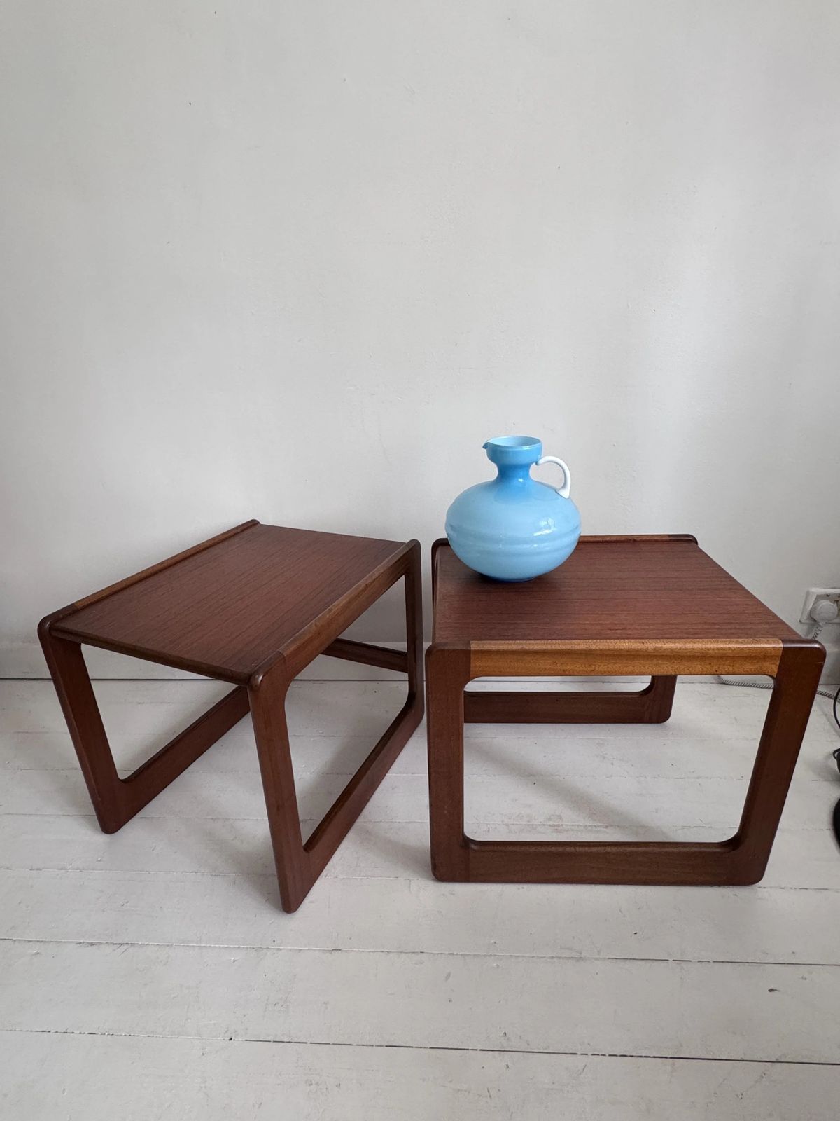 Danish Sleigh Leg Side Tables After Salin Nyborg | Vinterior