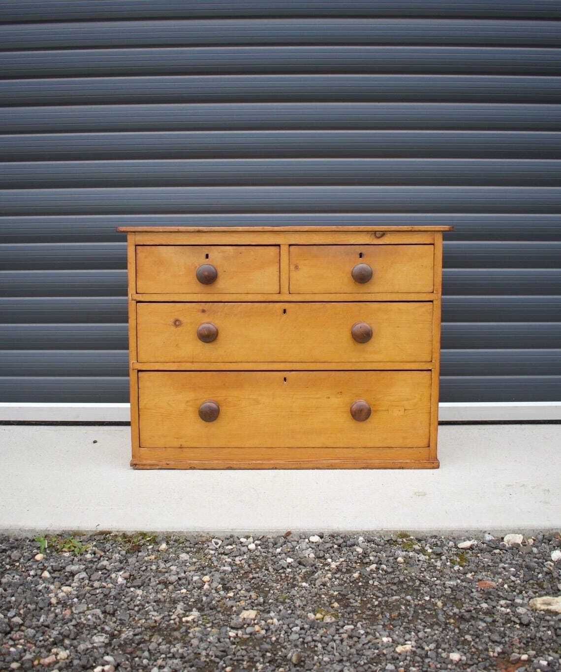 Antique Solid Pine Chest Of Drawers | Vinterior