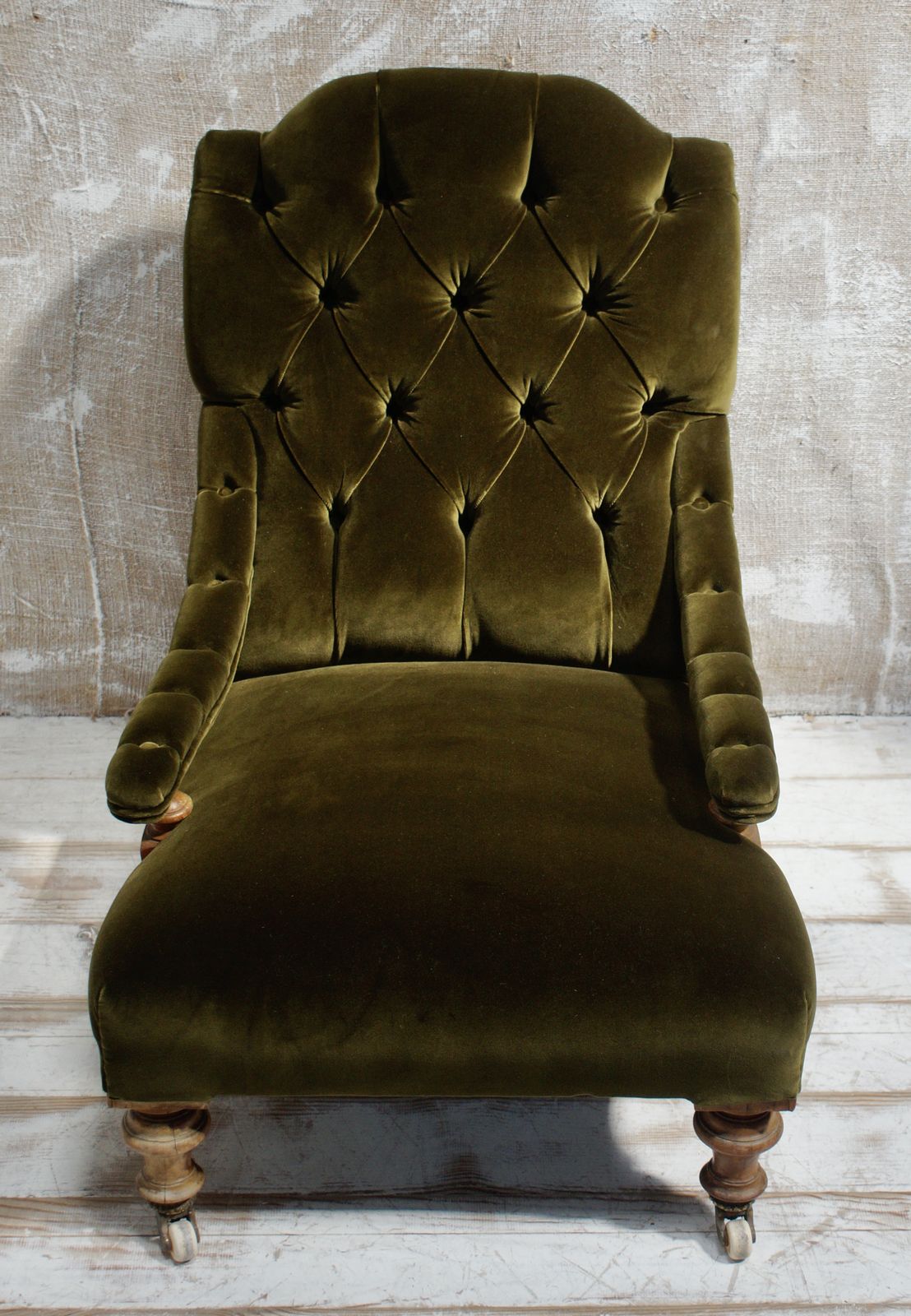 Victorian Deep Button Parlour Chair | Vinterior