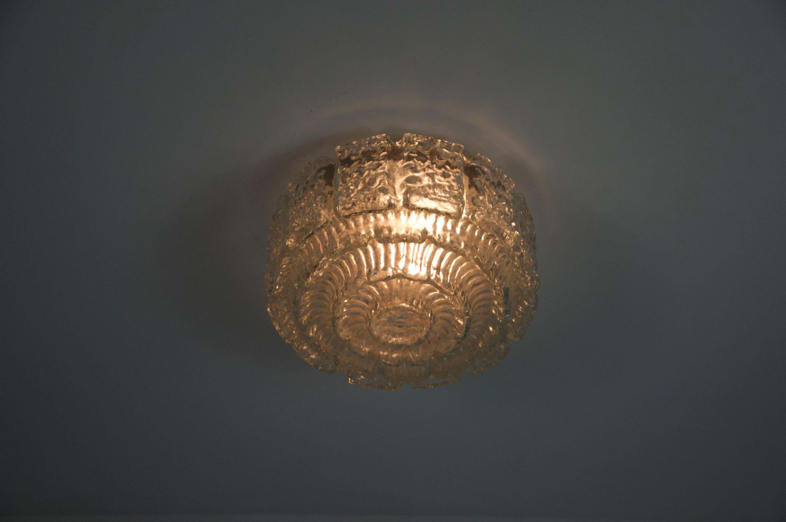 Glass Flush Mount By Glashütte Limburg, Germany, 1960s | Limburg ...