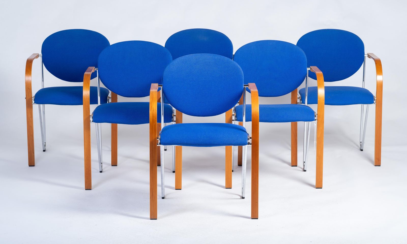 Deense Stapelstoelen Van Four Design, Ca. Jaren 1980, Set Van 6 | Vinterior