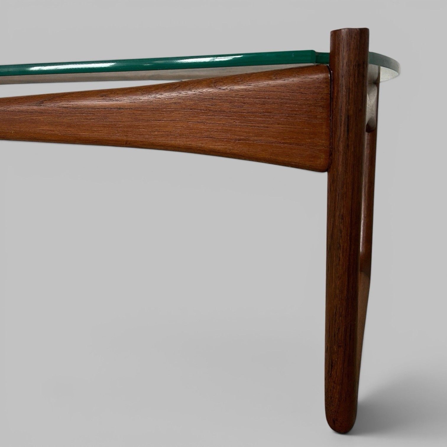 Mid Century Teak & Glass Coffee Table | Vinterior