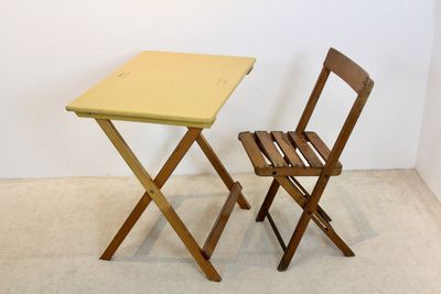 Vintage Folding Bistro Table, Stock Of 12 | Vinterior