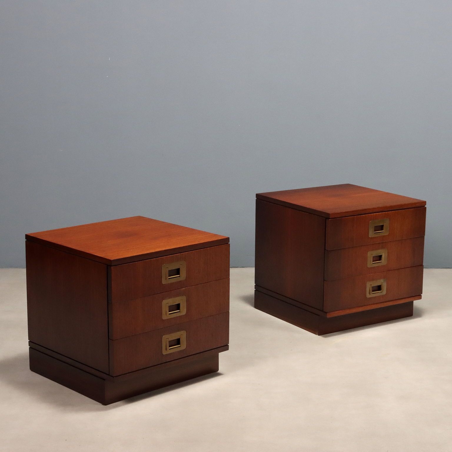 Vintage Bedside Tables Design Ico Parisi Italy 1960s | Vinterior