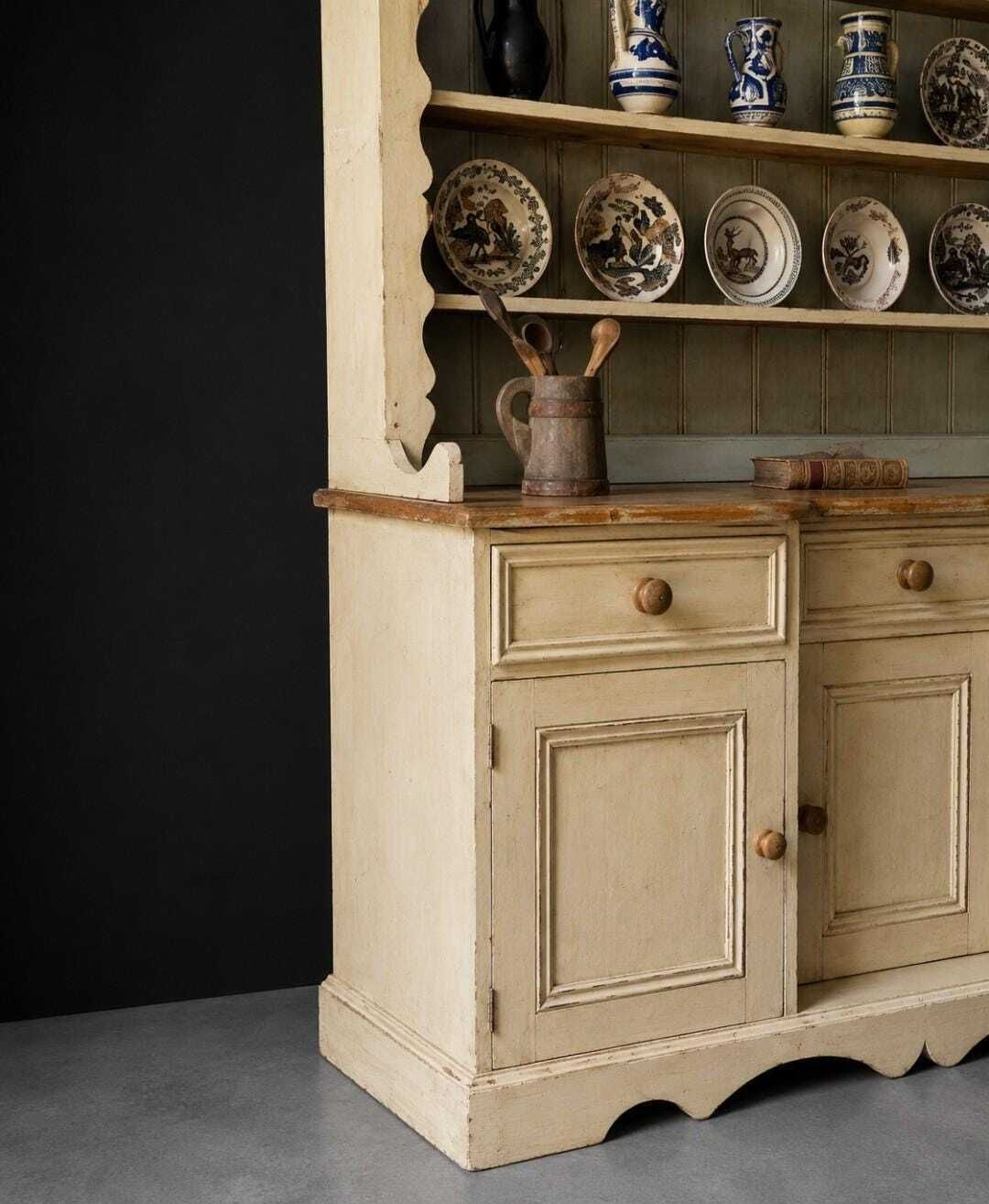 Vintage Painted Pine Dresser, 1930s | Vinterior