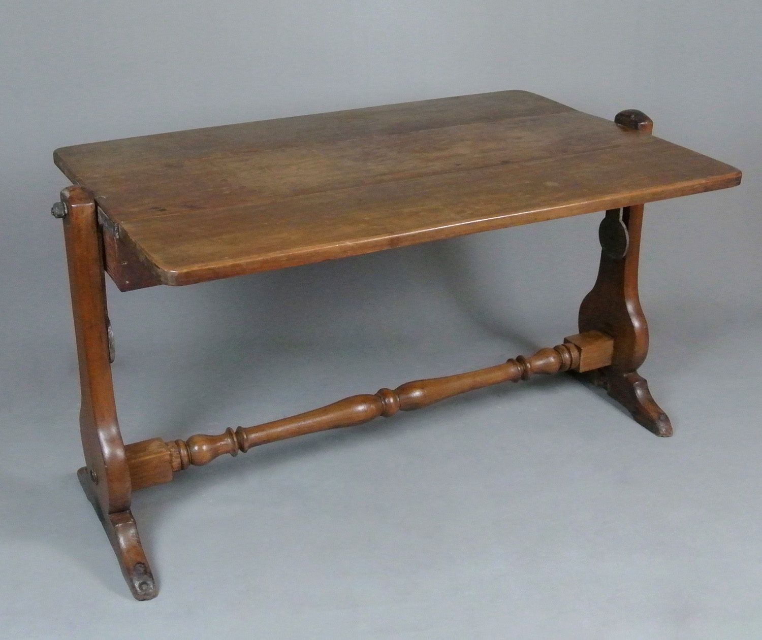 Unique And Interesting Georgian Teak Ship’s Table C. 1800 | Vinterior