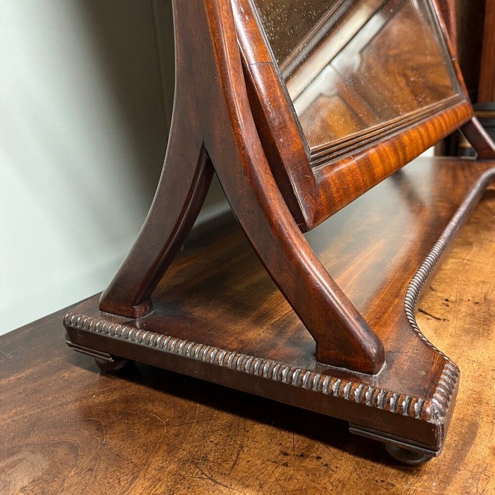 19th Century Mahogany Toilet Mirror | Vinterior