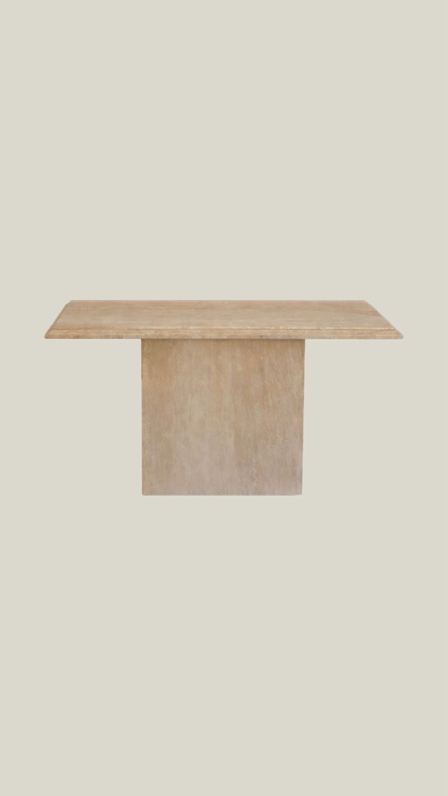 Travertine Stone Console, 1980s | Vinterior