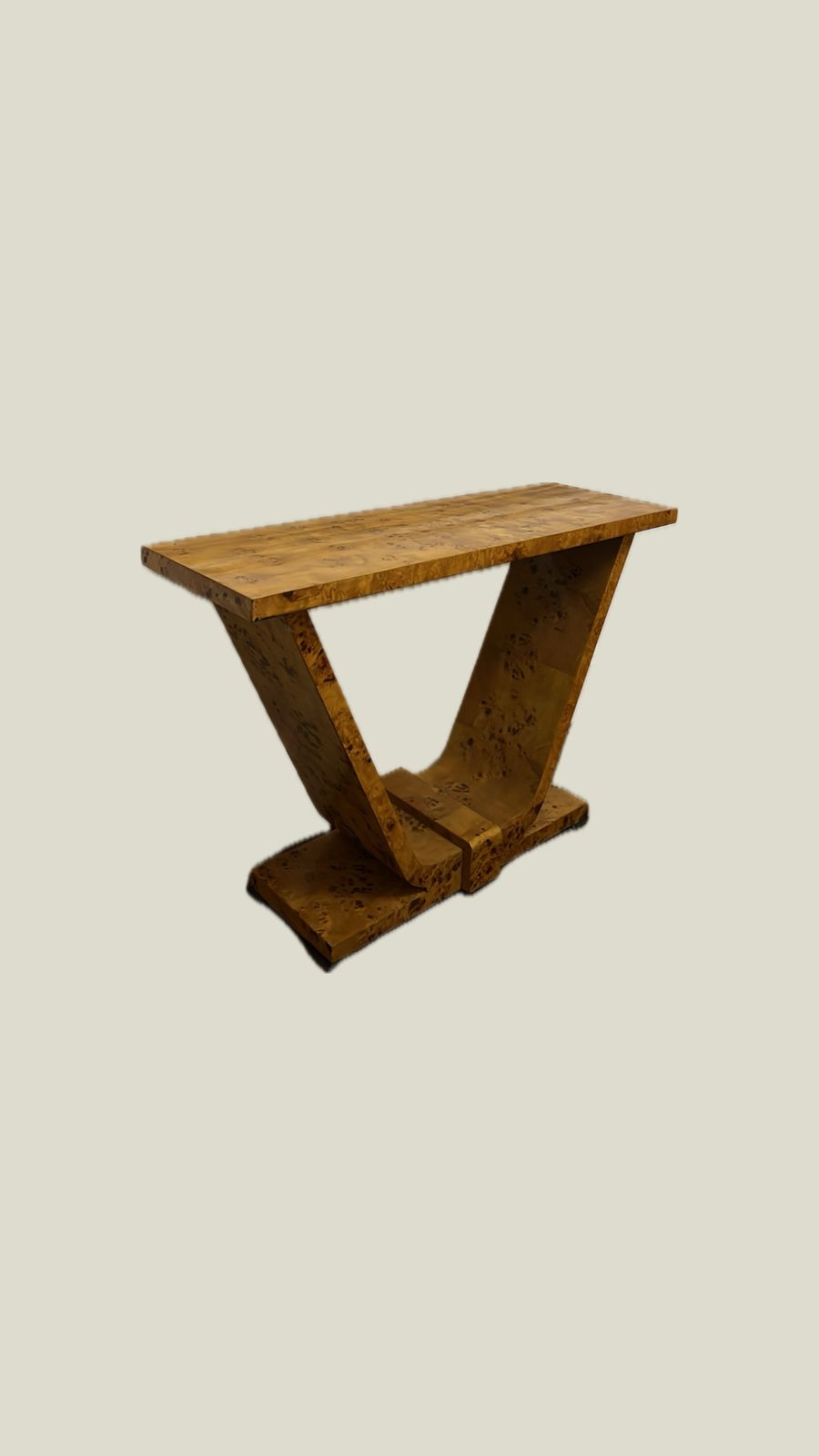 Art Deco Burl Console | Vinterior