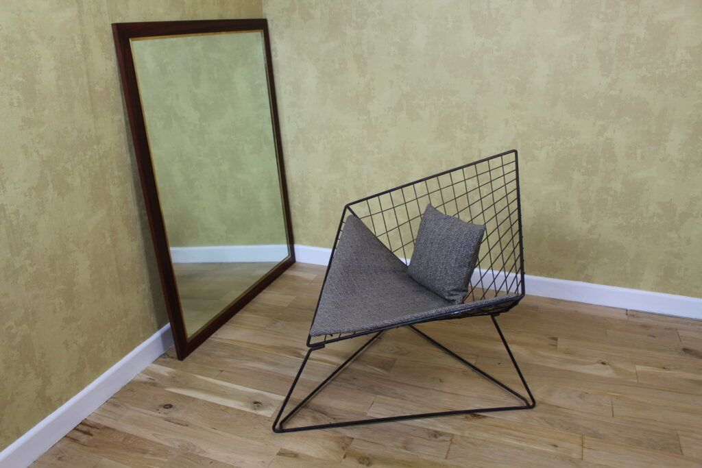 1980’s Black Metal Oti Chair By Niels Gammelgaard For Ikea | Niels ...