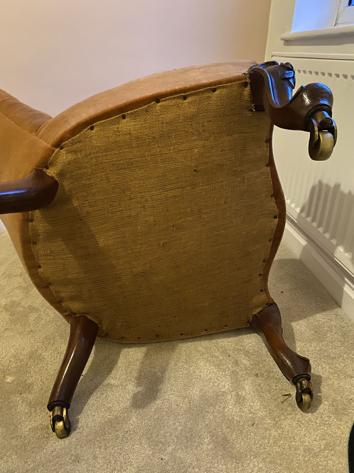 Victorian Button Back Nursing Chair | Vinterior