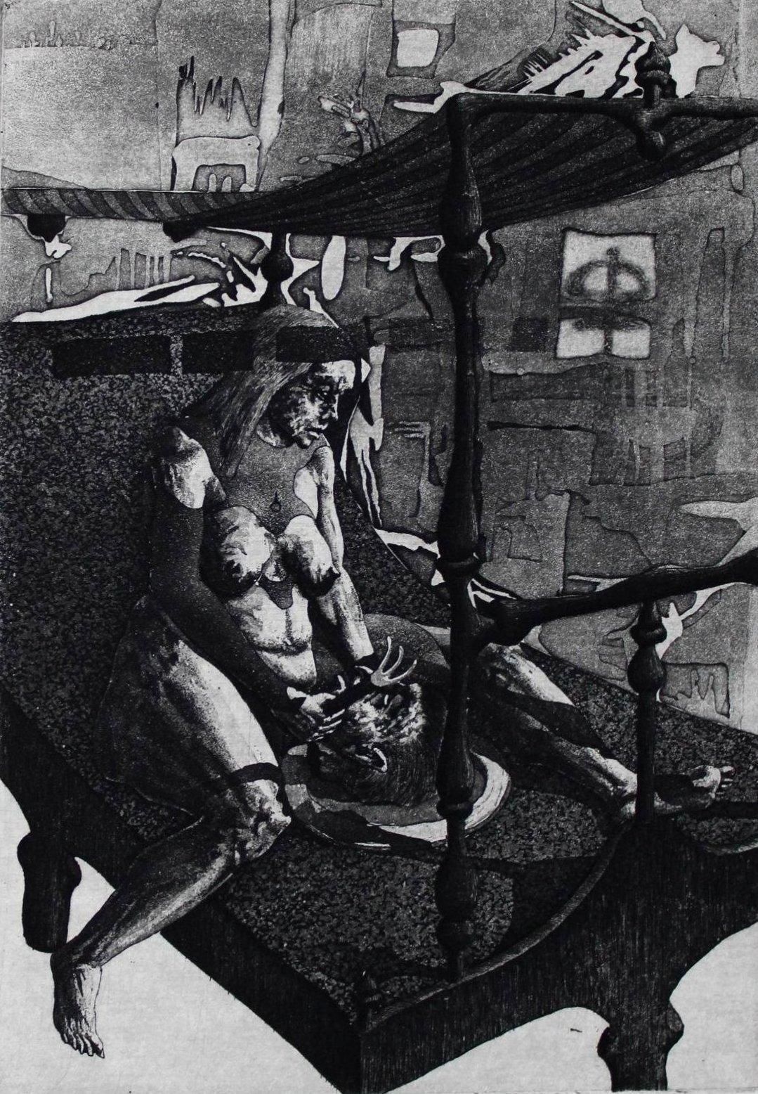 Podolczak Igorjudith III, Paper/Etching, 13.5x9.5 Cm, 19871987 | Vinterior