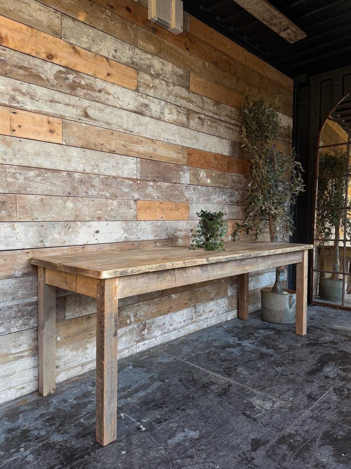 Rustic Reclaimed 2.15 Metre Table | Vinterior