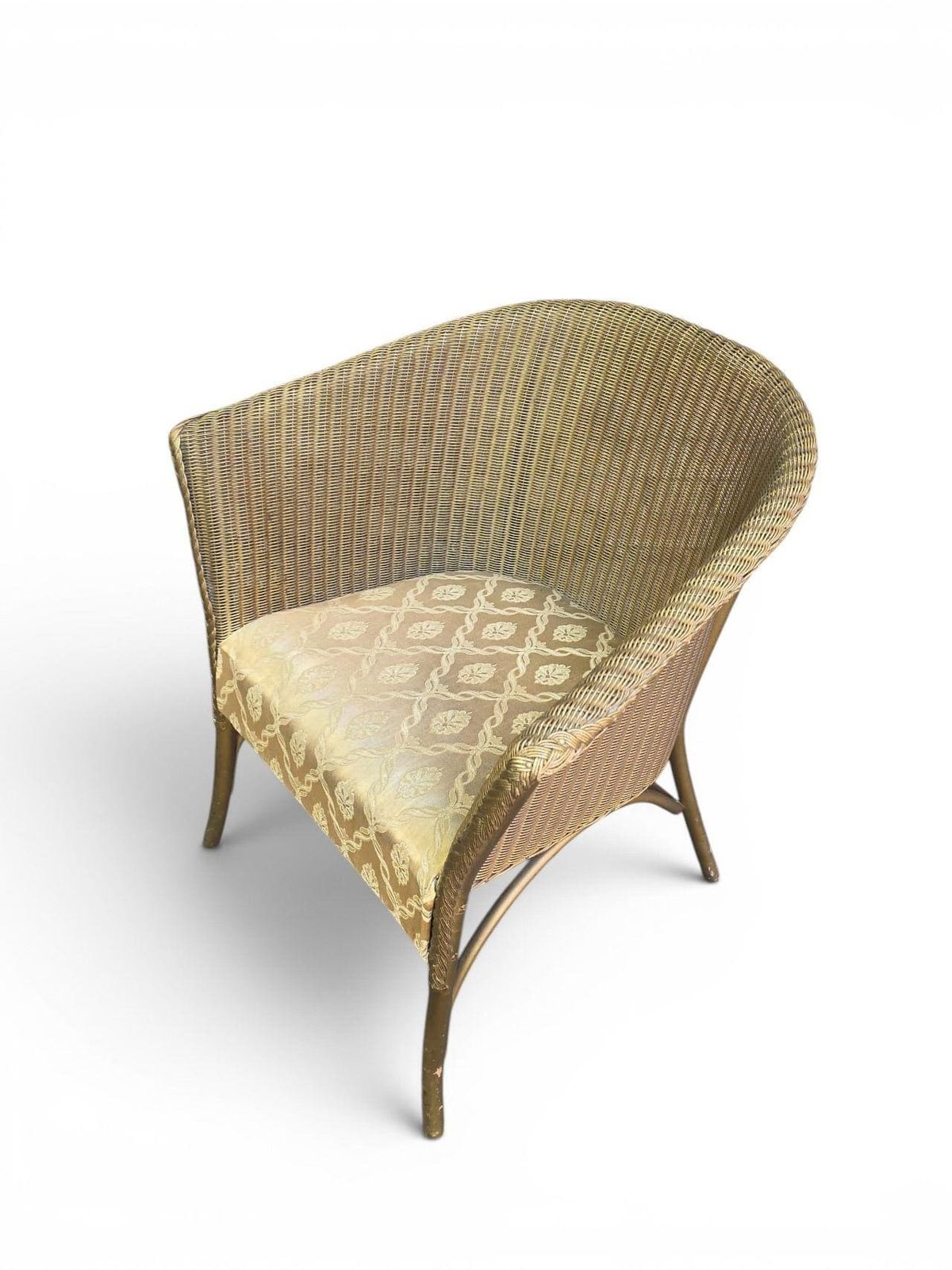 Vintage Lloyd Loom Style Tub Chair / 1970s | Vinterior