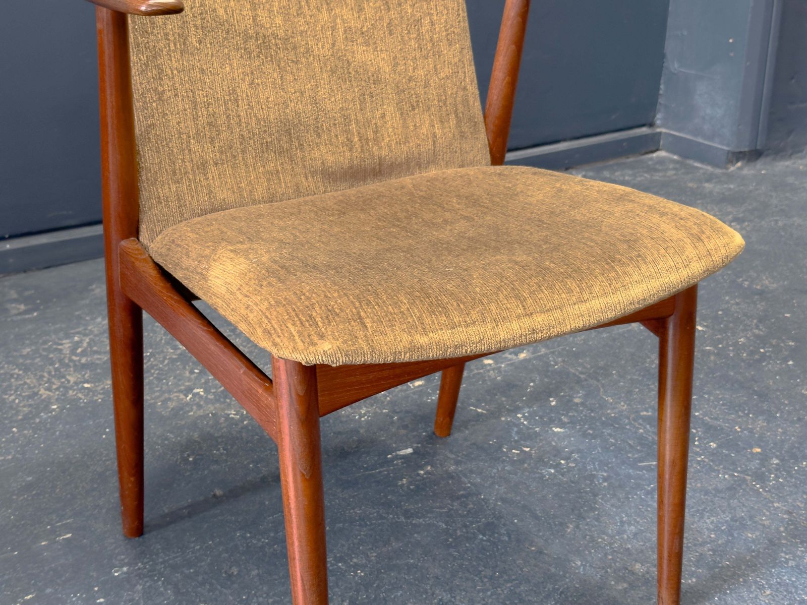 Hans Olsen Teak Upholstered Chair | Hans Olsen | Vinterior