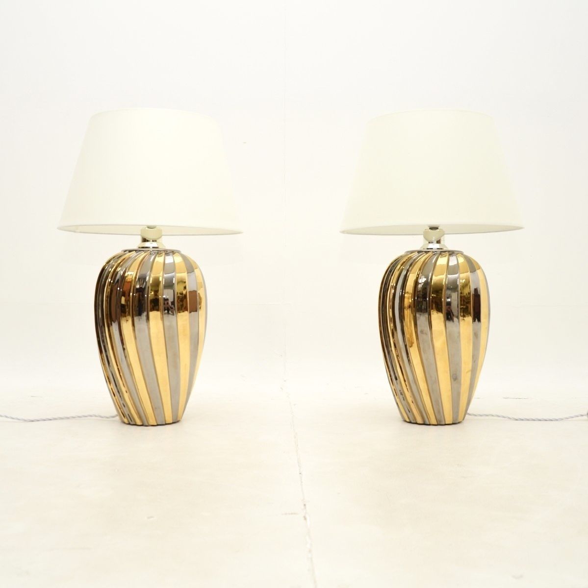 Pair Of Vintage Italian Ceramic Table Lamps | Vinterior
