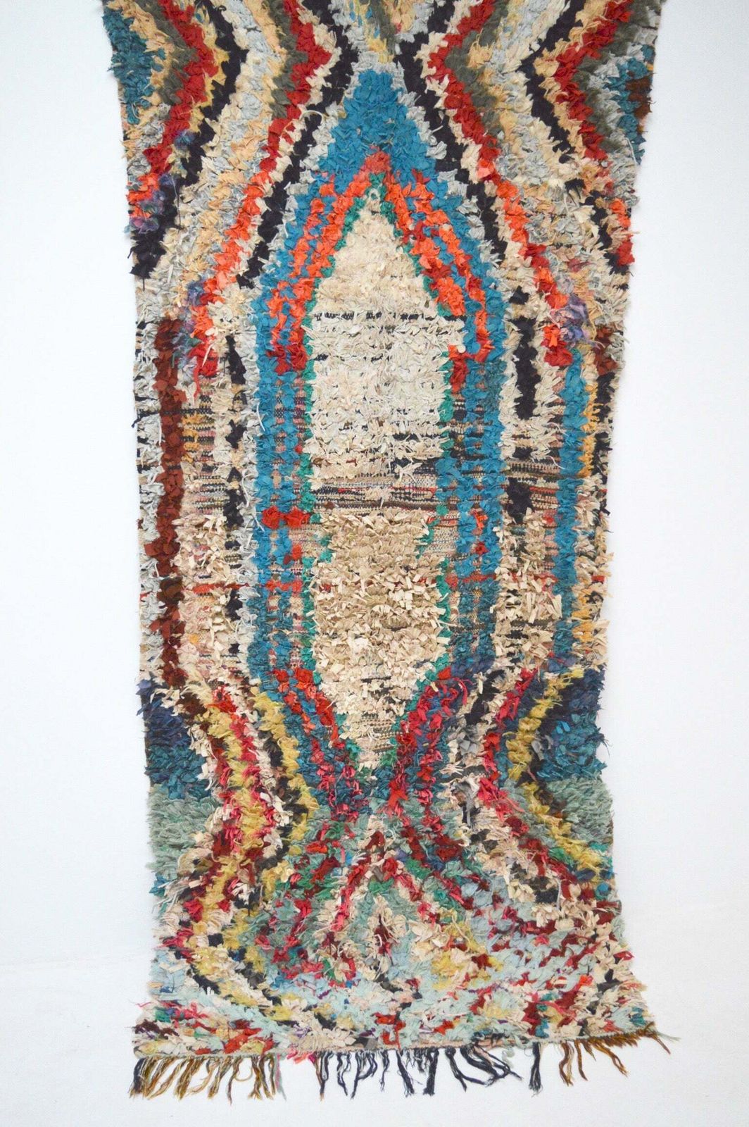 Vintage Boucherouite Rug, Mid 20th Century | Vinterior