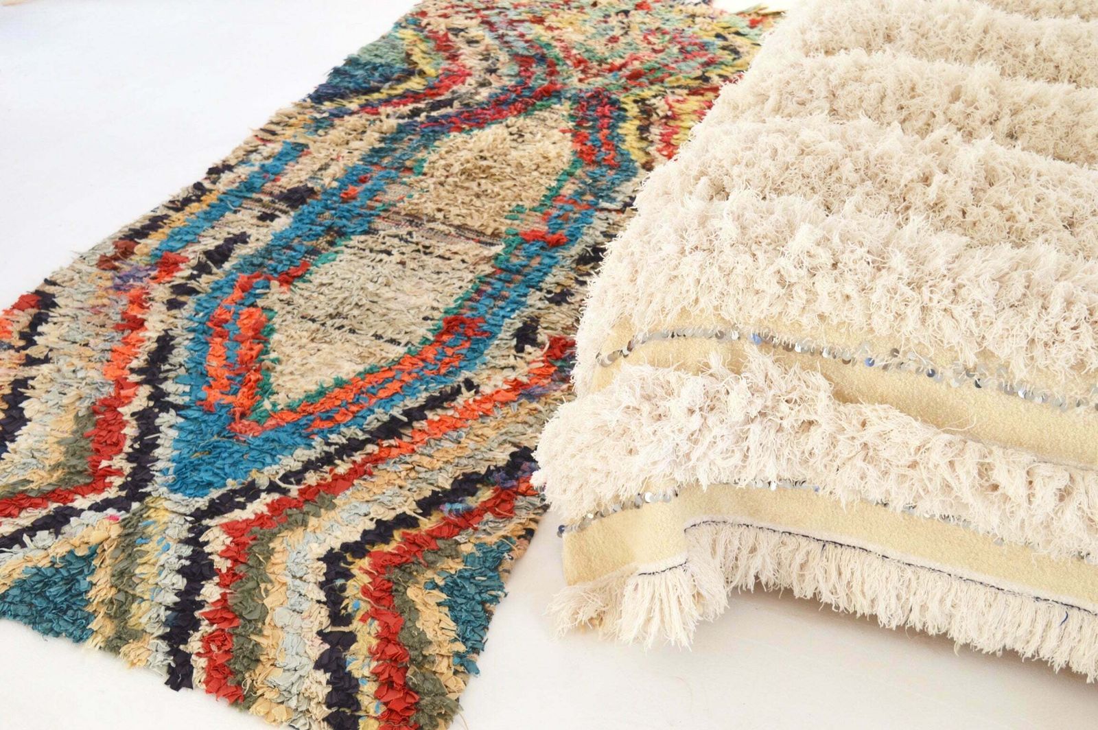 Vintage Boucherouite Rug, Mid 20th Century | Vinterior