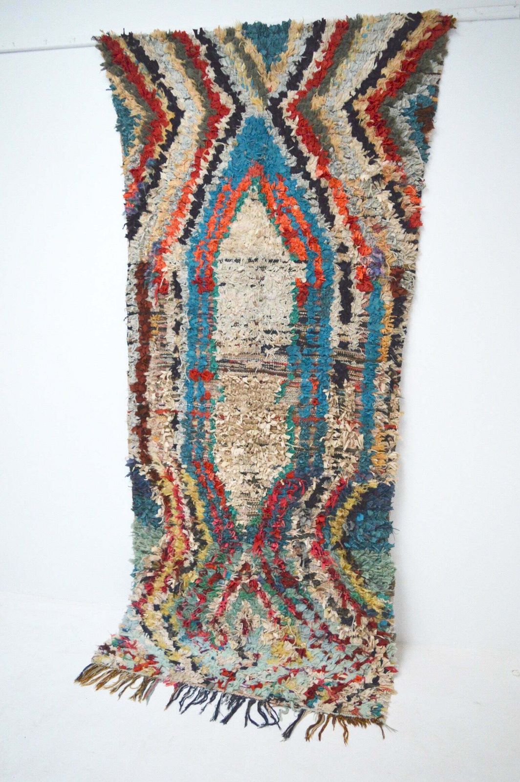 Vintage Boucherouite Rug, Mid 20th Century | Vinterior
