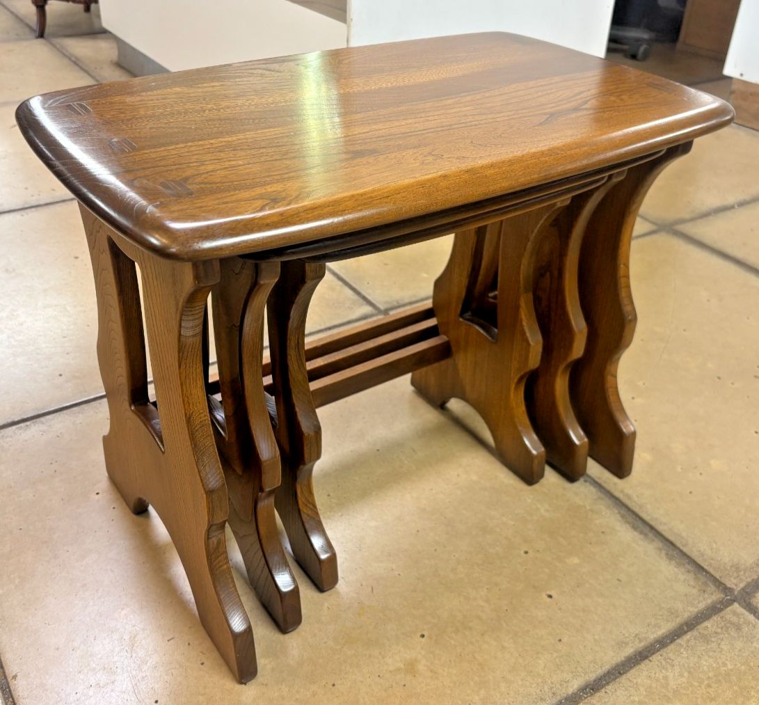 Retro Ercol Golden Dawn Nest Of Tables | Ercol | Vinterior