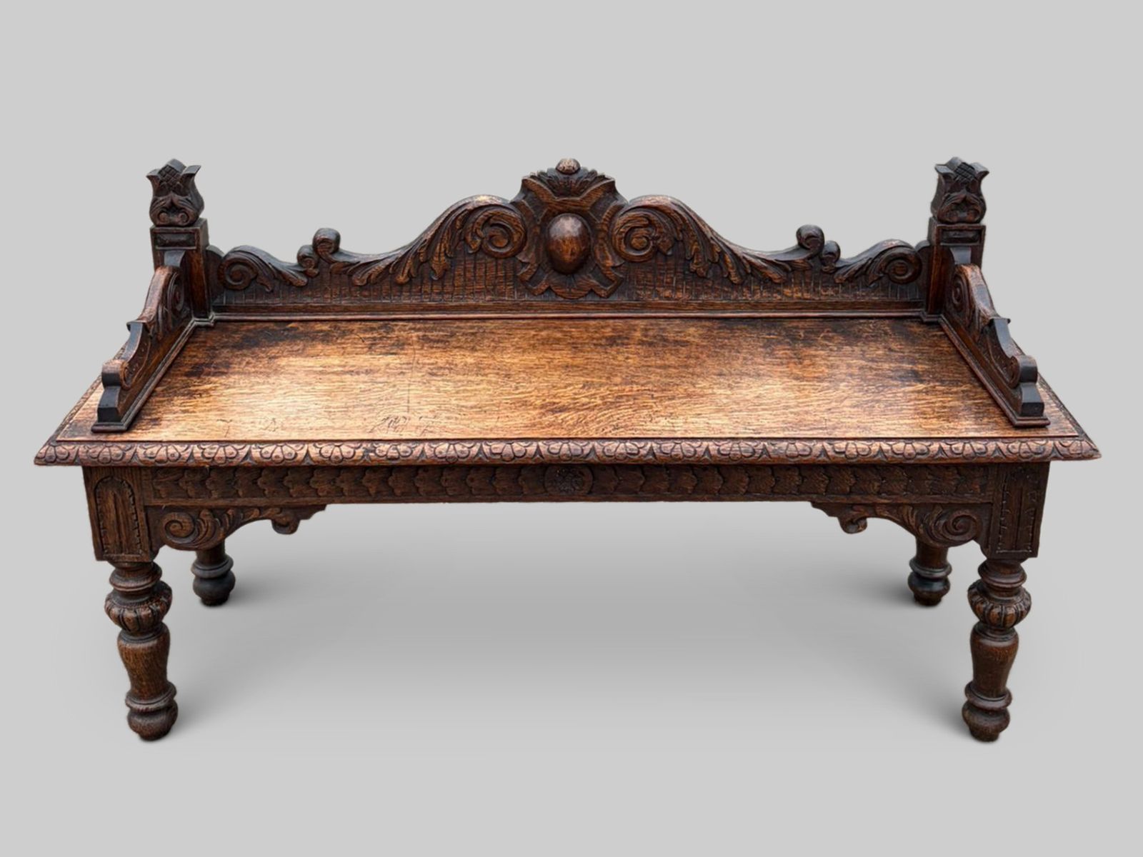Victorian Carved Window Seat | Vinterior